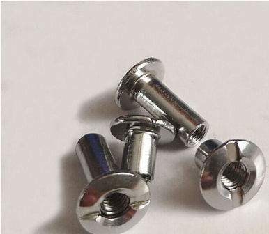 Binding rivet stainless steel M3 through hole slotted book binding post ...