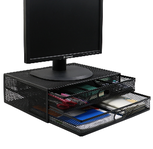 China Space saving Metal Mesh Portable Desktop vertical Laptop Computer ...