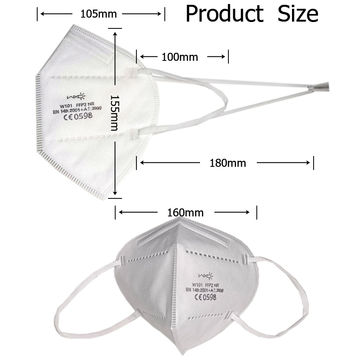 China KN95, FFP2 NR,Partical Filtering Half Mask, 5ply, filter ...