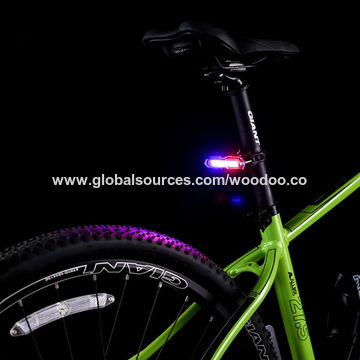 China Red Amber White 3 colors COB bike rear light USB chargeable for ...