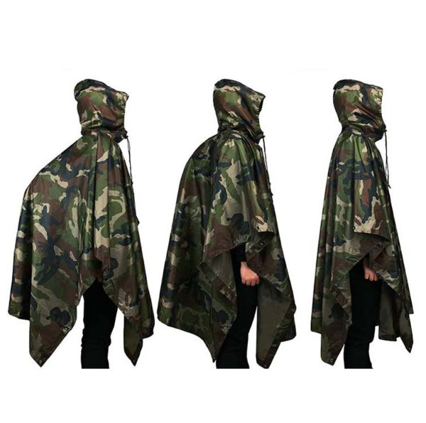 China Poncho, fashion military long waterproof adult poncho with hood ...
