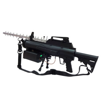Taiwan UAV jammer system with a rifle to interfere with radio frequency ...