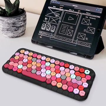 China SK-643BT OEM factory direct sales Compact size Honeycomb Keyboard ...