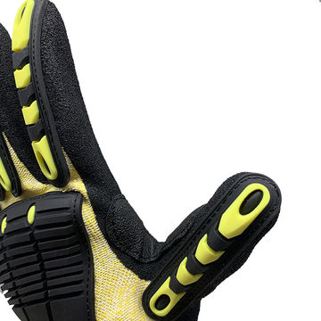 China TPR Anti Vibration Impact Cut Resistant Gloves Mining Safety ...