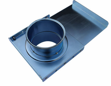 China 200mm SS 304 Sliding Damper For Dust Extraction System on Global ...