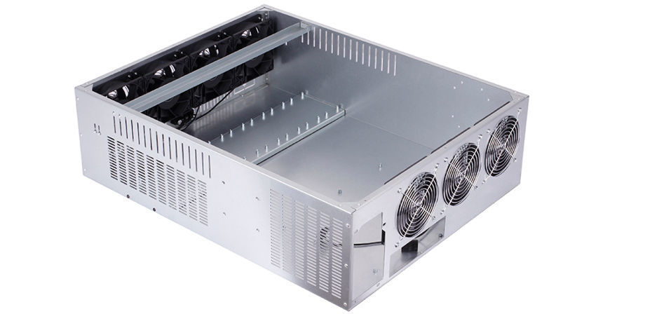 Low Price ETH 4U 6GPU mining rig ethereum mining case frame with ... Low Price ETH 4U 6GPU mining rig ethereum mining case frame with ...
