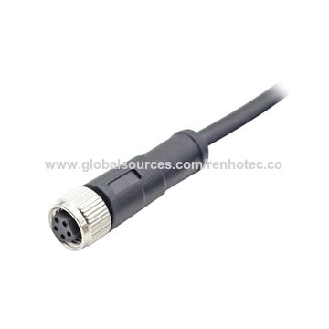 China Staight M8 B Code 5Pin Male to Female Molding Cable on Global ...
