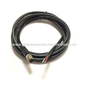 China Staight M8 B Code 5Pin Male to Female Molding Cable on Global ...