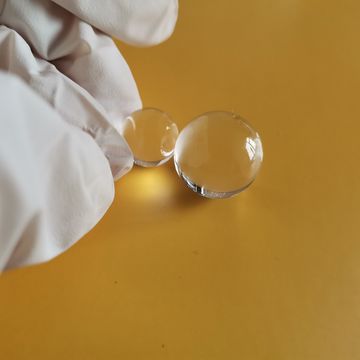 China BK7 ZLAF92 ZF7 coupling fiber coupling ball lens on Global ...