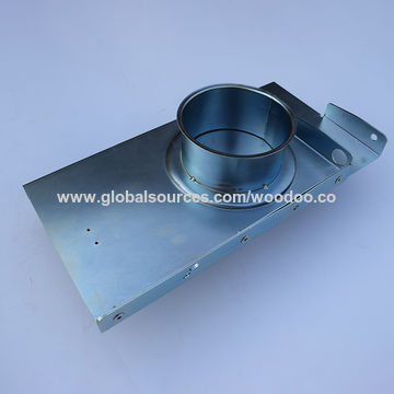 China 160mm Ductwork Blast Gate Damper With Flange Edge on Global ...