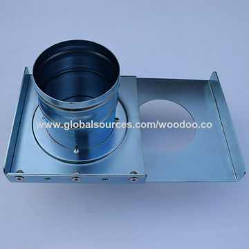 China 160mm Ductwork Blast Gate Damper With Flange Edge on Global ...