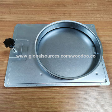 China 160mm Ductwork Blast Gate Damper With Flange Edge on Global ...