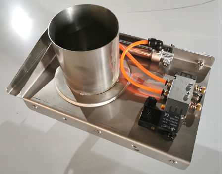 China 180mm Dust Extraction Gate , Pneumatic Blast Gate Stainless Steel ...