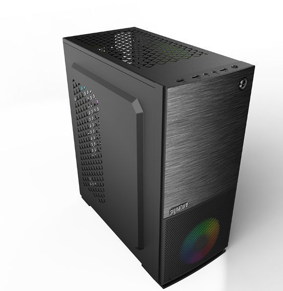 Simple Design Mid tower ATX case Computer with ATX M/B for computer ...