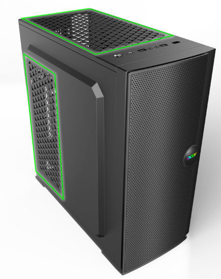 New Design Hot Selling Desktop Gaming Acrylic ATX Mental Cabinet ...