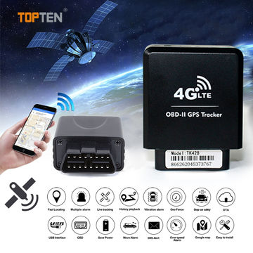 China TOP10 Factory device OBD2 4G GPS Vehicle Tracker Remote ...