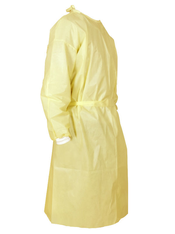 China Yellow Hospital Operating Coat,PP PE Protective Clothing,Medical ...