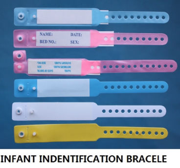China Disposable medical identification band patient hospitalized wrist ...