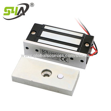 China 12V/24V mini electromagnetic lock for cabinets with 100 lbs ...