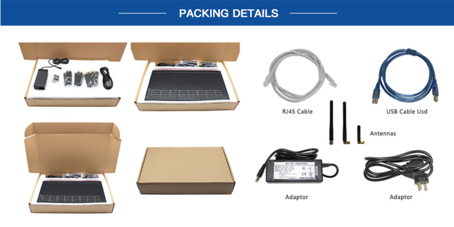 China 32 port 32 sim slots GSM voip gateway 32 channels ejointech voip ...