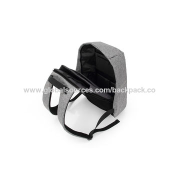 China Anti Theft Hidden Zipper Trendy Business Backpack with USB Charge ...
