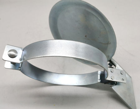 China 7 inch Zinc plated steel exhaust stack rain cap on Global Sources ...