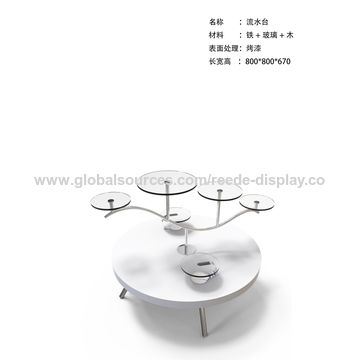China Creative Clothing Store Display Shelf Shop Display Table High and ...