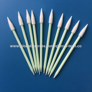 China TX751B Small Head Semiconductor Use Cleanroom Foam Cleaning Swab ...