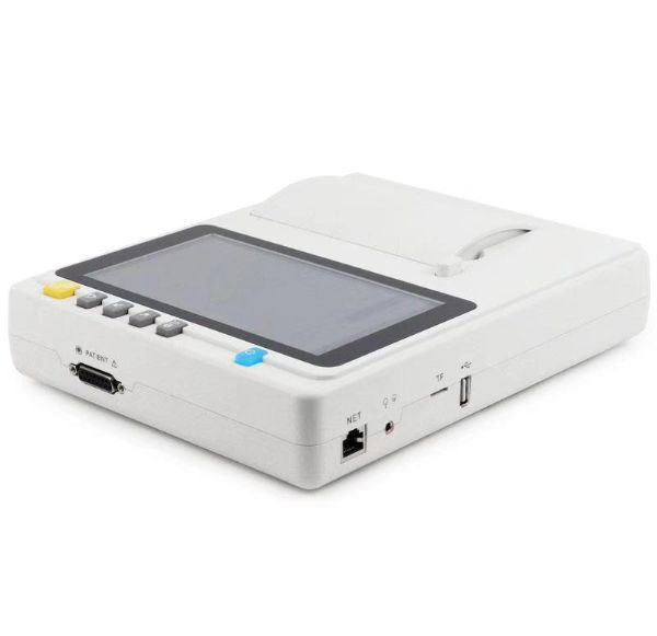 China Portable high quality 6 channel ECG machine and large touch ...