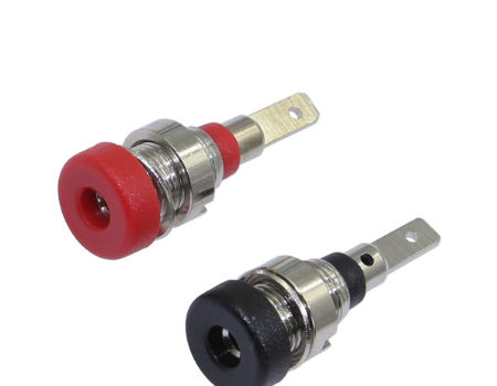 China 2MM 10A NICKEL plated panel socket binding post banana plug /2mm ...