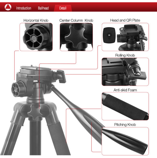 China KINGJOY brand label VT-880 small livestreaming video tripod ...