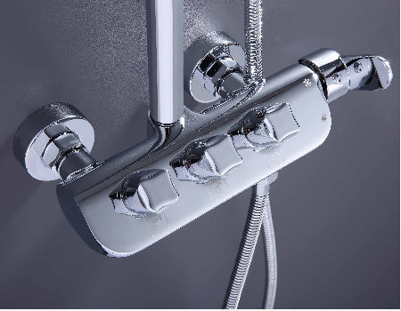 China Building materials for Shower mixer sets with 3 functions ...