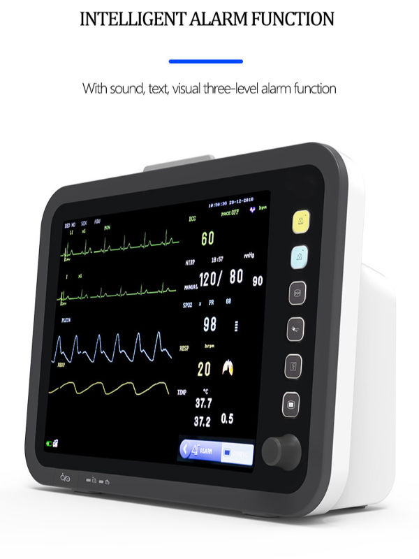 China Built-in lithium battery multi-parameter ECG monitor multi ...