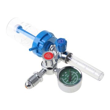 China Oxygen inhalers connecting cylinder Double brass flow meter pin ...