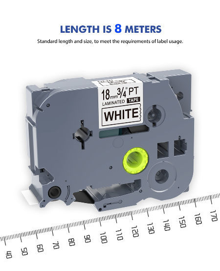 China PUTY High quality TZ2-231 12MM Black on White compatible for P ...