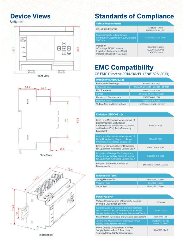 China CET iMeter D7 Advanced Smart Wireless 4G Color IPS Dot-Matrix LCD ...