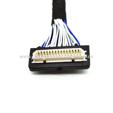 China 31 Pin DF9 to 40 Pin Housing LVDS Screen Harness Cable on Global ...