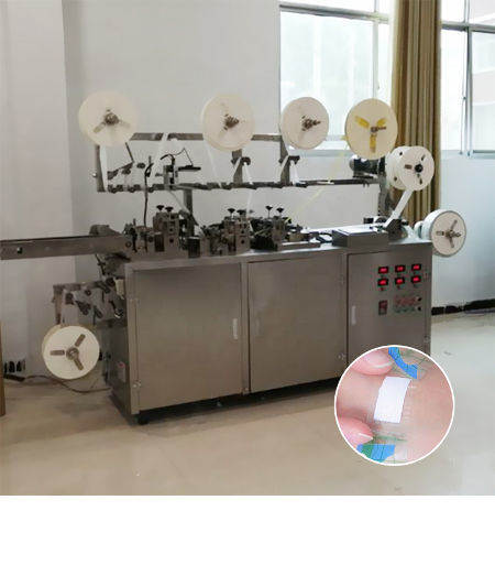 China Automatic adhesive bandage manufacturing machine for first aid on ...
