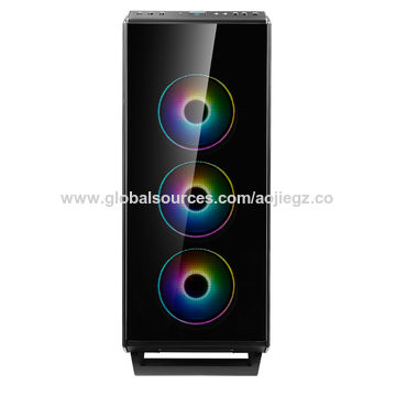 China SAMA 3903 high-end gaming computer case pc cabinet with tempered ...