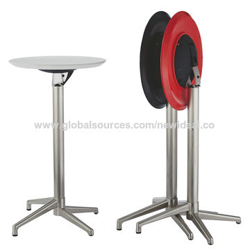 China ABS foldable bar table on Global Sources,bar table,foldable bar ...