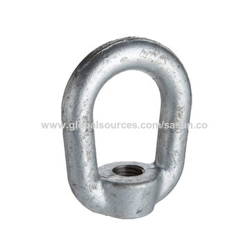 China Hot dip galvanized forged carbon steel thimble eye nut for ...