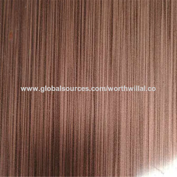 China Wood grain aluminum sheet with PVDF coating for decoration on ...
