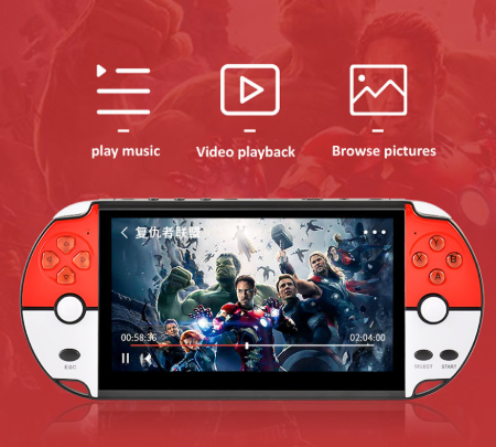 China New Arrival 7 inch Portable X40 Handheld Game Console gameplayer ...