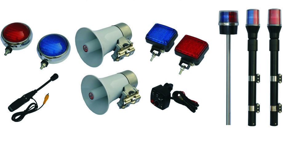 China Police motorcycle siren duty motorcycle lights with horn ...