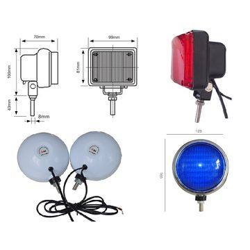 China Police motorcycle siren duty motorcycle lights with horn ...