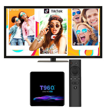 China 2021 newest Android 11.0 TV Box 2.4GHz WiFi iptv Smart T96Q ...