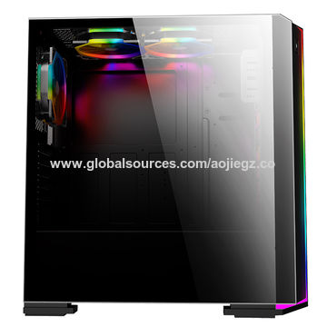 China SAMA 3906 cool professional gaming computer case ATX pc cabinet ...