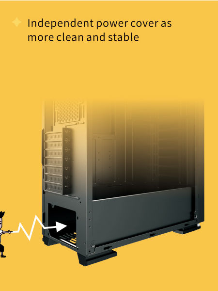 China SAMA 3906 cool professional gaming computer case ATX pc cabinet ...