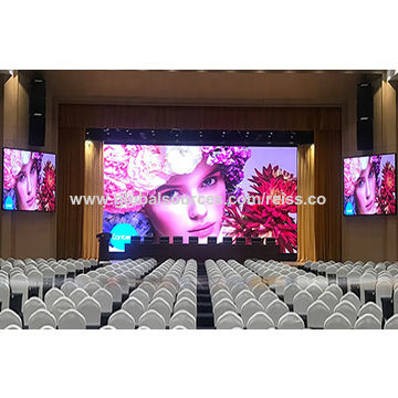 China 4K Meeting room front service indoor rental led video wall P2.5 ...