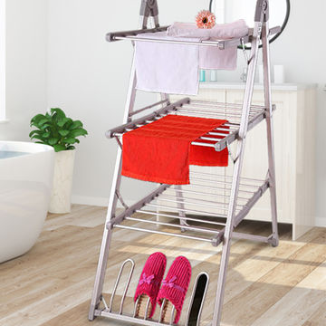 Hong Kong SAR Electric Laundry Aluminium Smart Foldable 3 Tier Heated ...